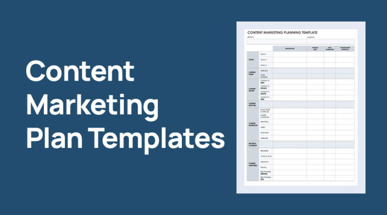 The Best Content Marketing Plan Templates by Top Brands